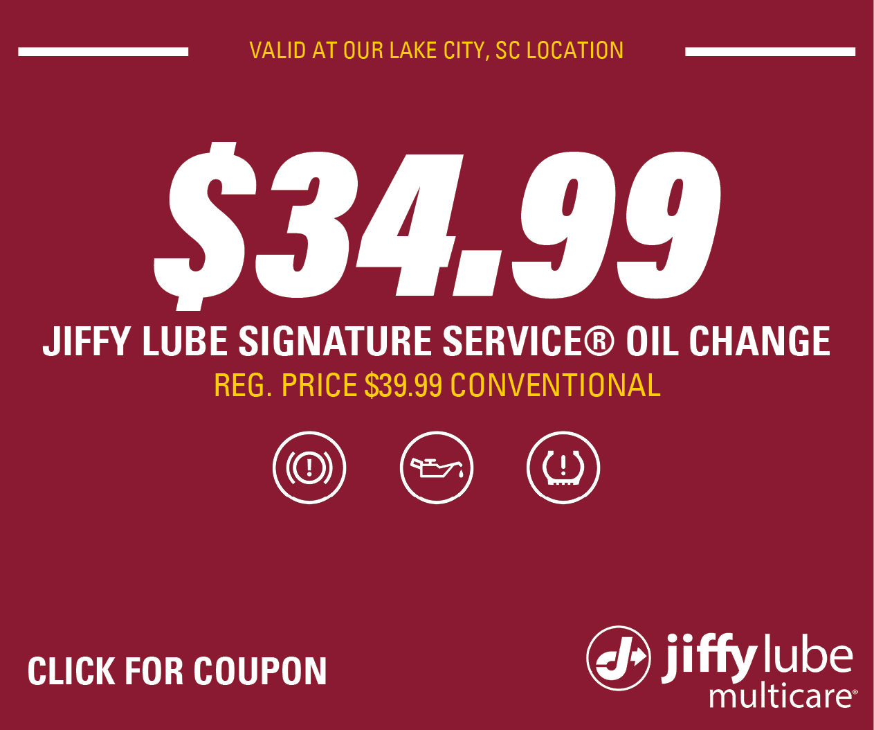 PAID SEARCH COUPONS Oil Change General Jiffy Lube Southeast PAID SEARCH COUPONS Oil Change General Jiffy Lube Southeast